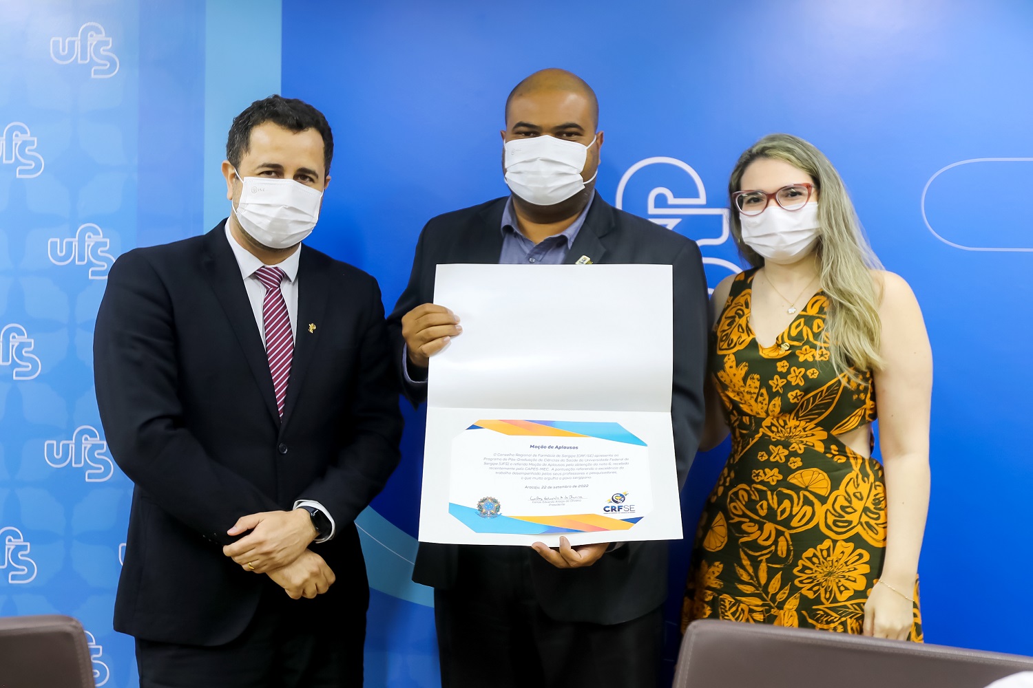 Portal UFS - Entidades homenageiam UFS por desempenho na pós-graduação